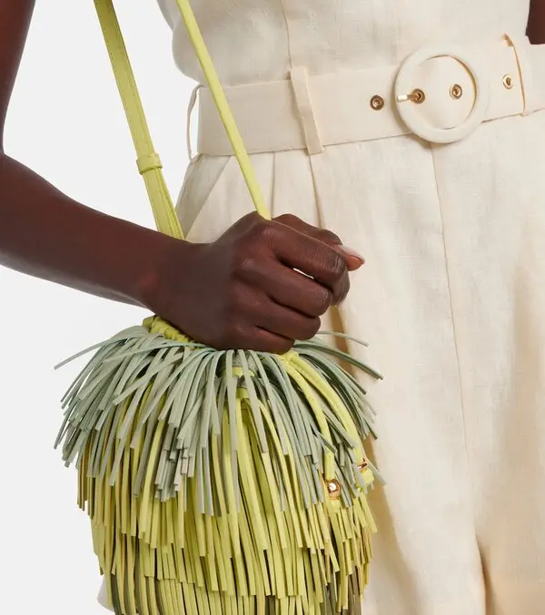 Zimmermann Fringe Ombré Leather Crossbody Bag