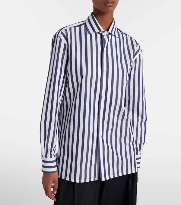 Ralph Lauren Striped Cotton Poplin Shirt