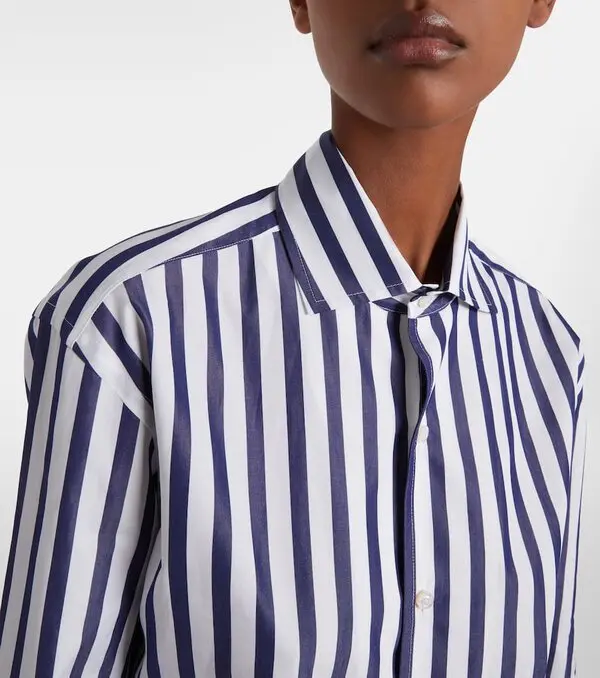 Ralph Lauren Striped Cotton Poplin Shirt