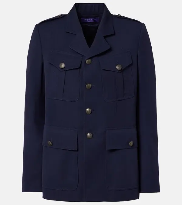Ralph Lauren Tailored Wool Jacket - Blue