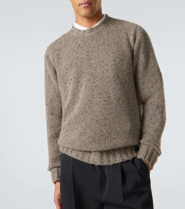 THE ROW Pellegrino Cashmere Sweater - Brown