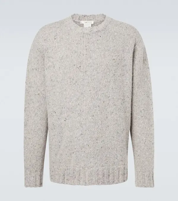 THE ROW Pellegrino Cashmere Sweater - Grey