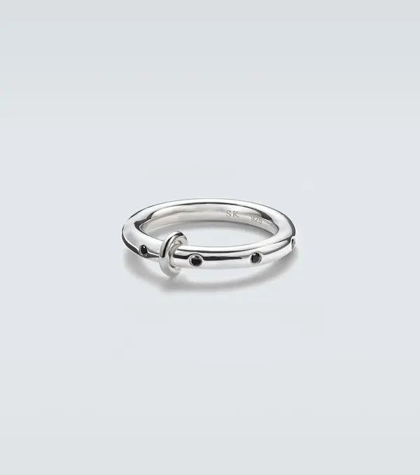 SPINELLI KILCOLLIN Ovio Sterling Ring With Diamonds - Silver