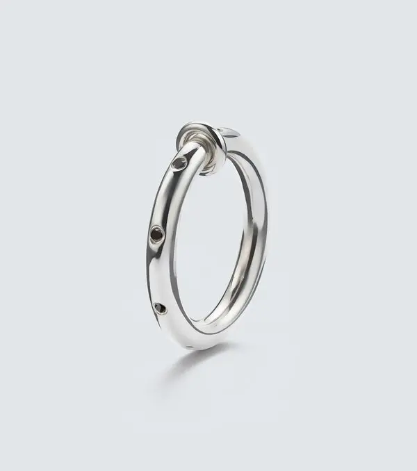 SPINELLI KILCOLLIN Ovio Sterling Ring With Diamonds - Silver