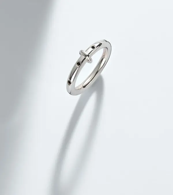 SPINELLI KILCOLLIN Ovio Sterling Ring With Diamonds - Silver