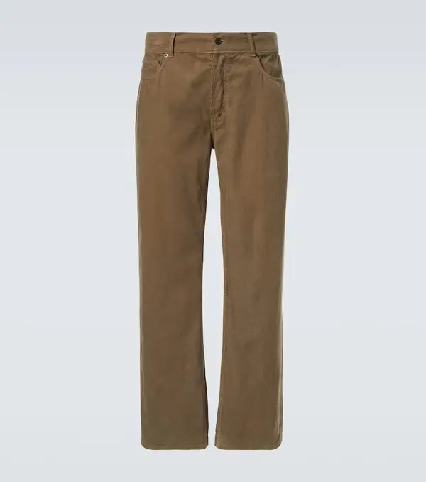 THE ROW Rossen Cotton Corduroy Straight Pants