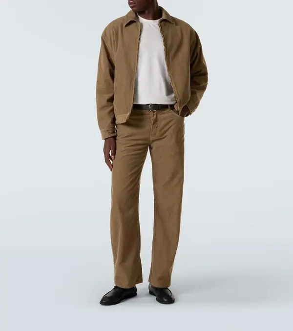 THE ROW Rossen Cotton Corduroy Straight Pants