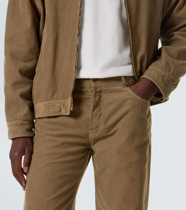 THE ROW Rossen Cotton Corduroy Straight Pants