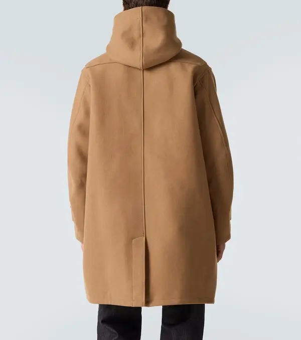 Visvim Commodore Wool And Linen Duffle Coat