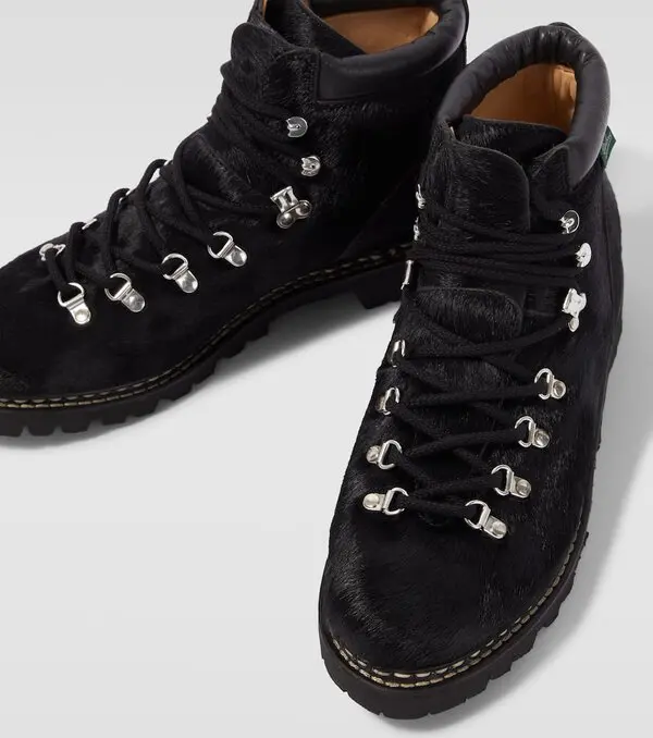 Junya Watanabe Calf Hair Lace-up Boots