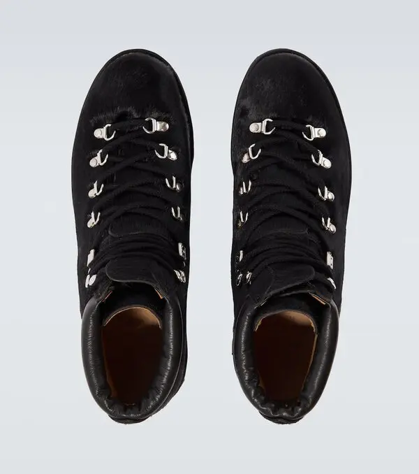 Junya Watanabe Calf Hair Lace-up Boots