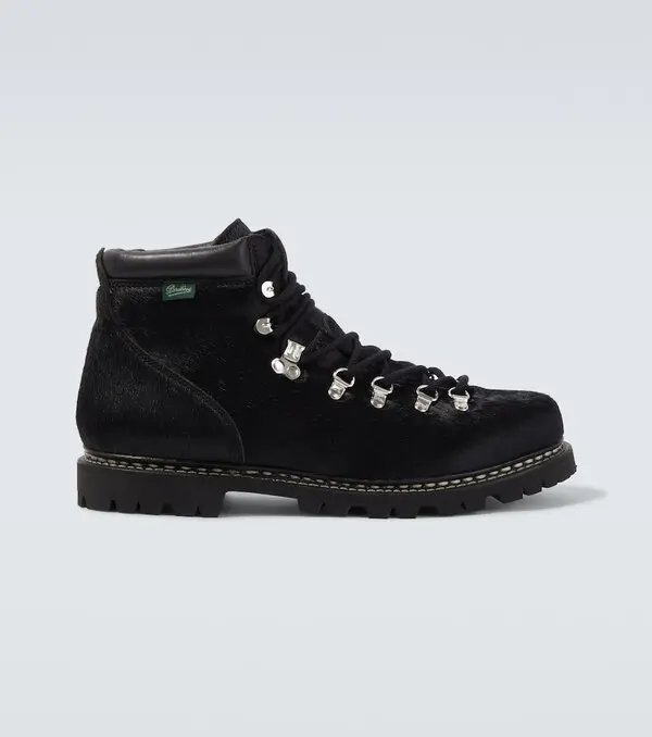 Junya Watanabe Calf Hair Lace-up Boots
