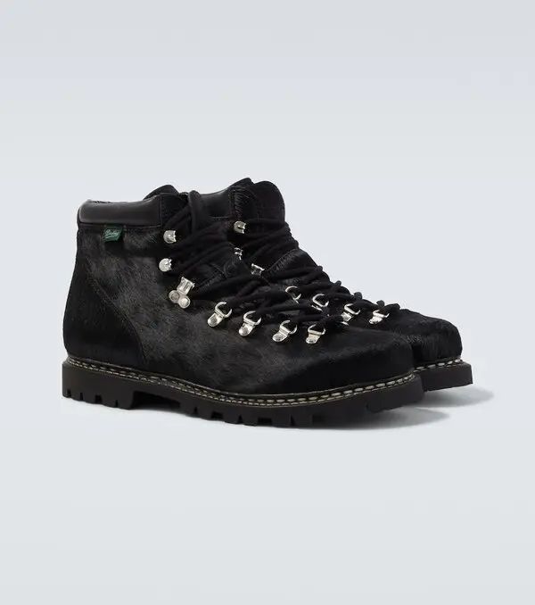 Junya Watanabe Calf Hair Lace-up Boots