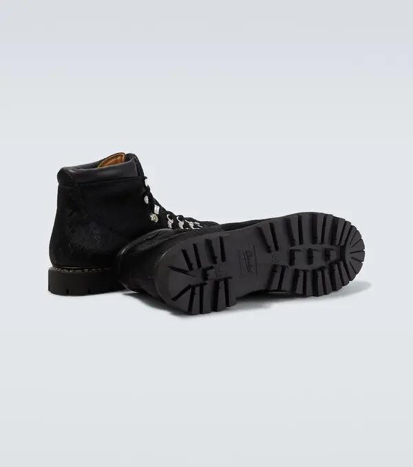 Junya Watanabe Calf Hair Lace-up Boots