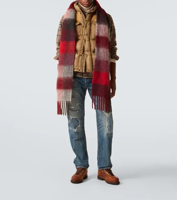 Ralph Lauren Leather-trimmed Ripstop Puffer Vest
