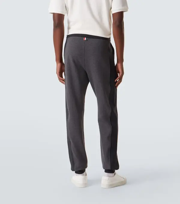 Thom Browne 4-bar Cotton Jersey Sweatpants