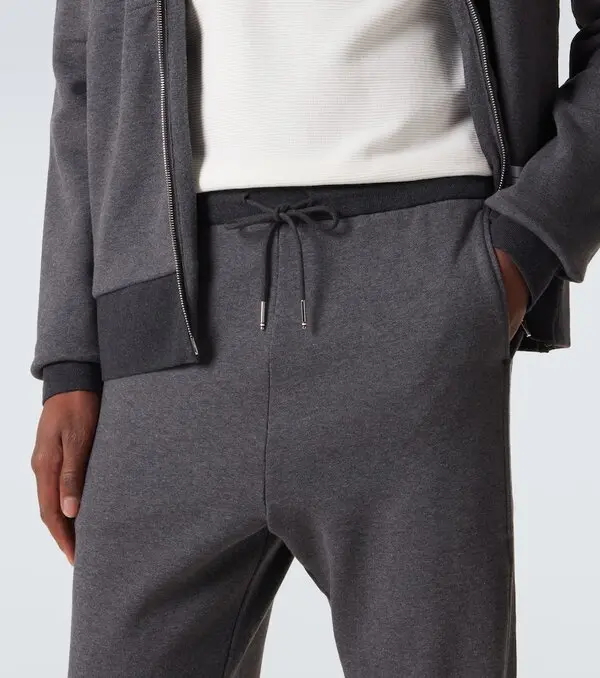 Thom Browne 4-bar Cotton Jersey Sweatpants