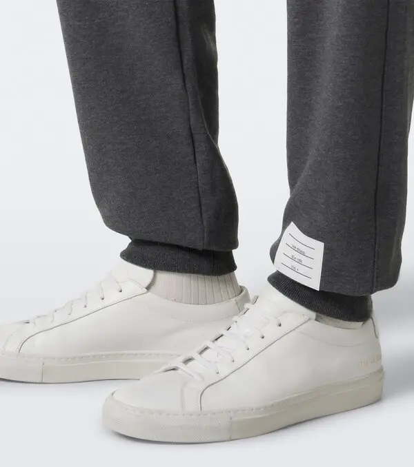 Thom Browne 4-bar Cotton Jersey Sweatpants