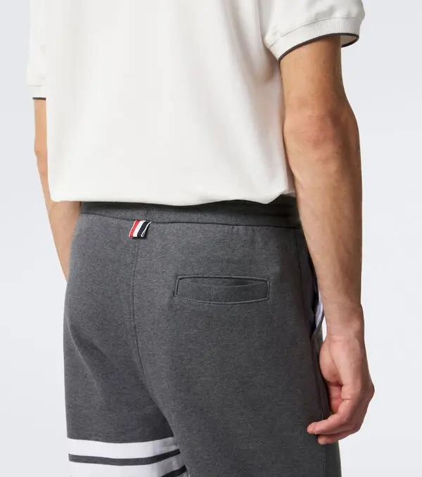Thom Browne 4-bar Cotton Jersey Sweatpants