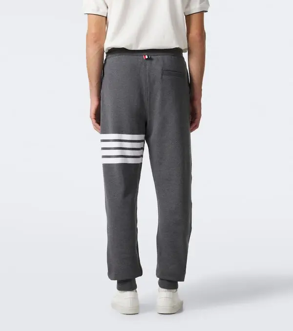 Thom Browne 4-bar Cotton Jersey Sweatpants