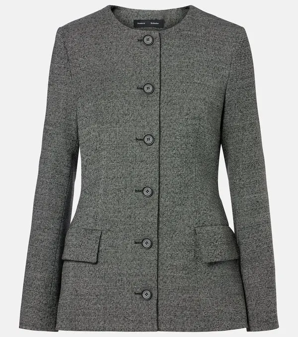 Proenza Schouler Annemarie Wool Jacket - Grey