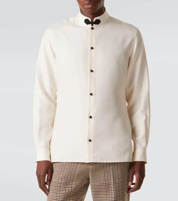 Valentino Garavani Silk Shantung Shirt