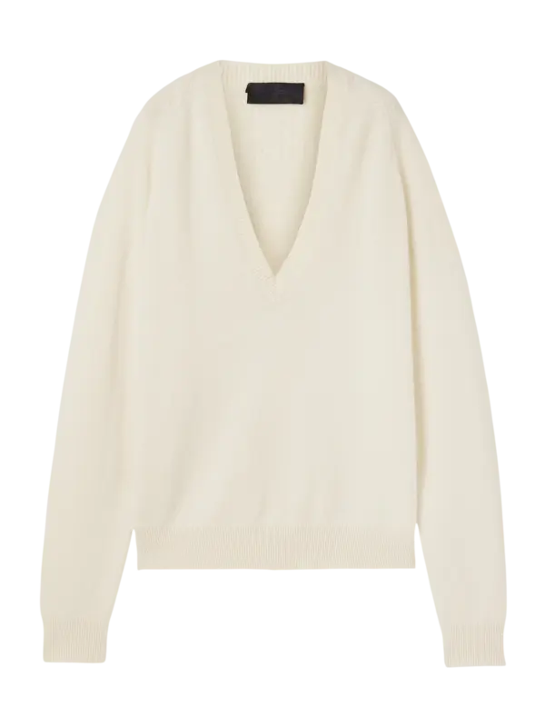 NILI LOTAN Feron Cashmere Sweater - Neutrals