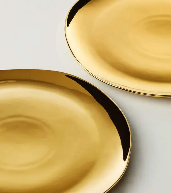 BITOSSI Set Of 4 Porcelain Dinner Plates