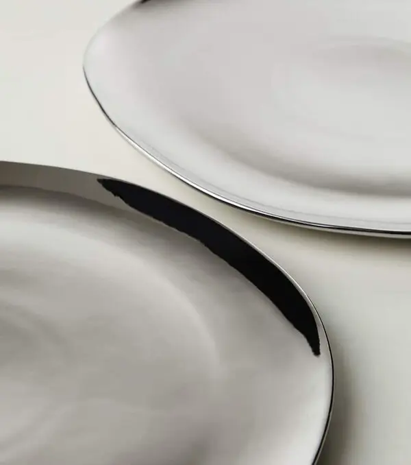 BITOSSI Set Of 4 Porcelain Dinner Plates