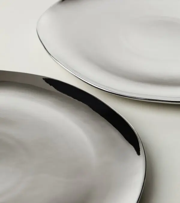 BITOSSI Set Of 4 Porcelain Dinner Plates