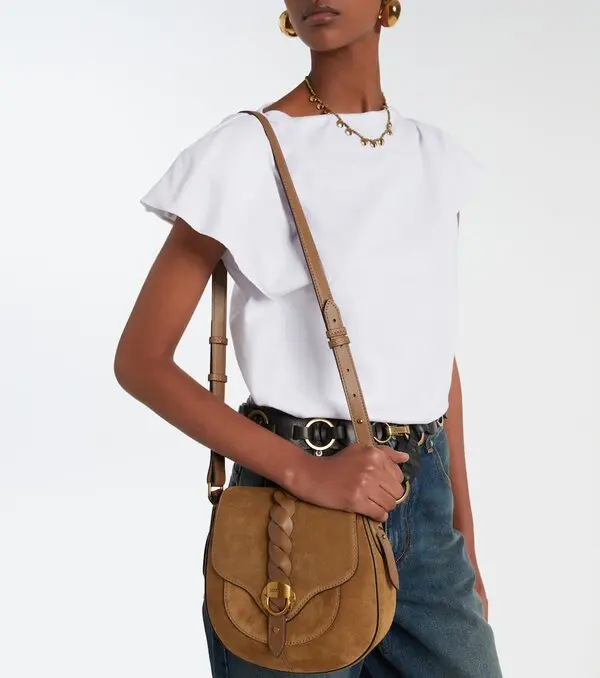 Isabel Marant Altay Small Suede Shoulder Bag