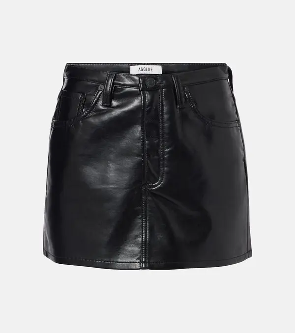 AGOLDE Keira Miniskirt - Black