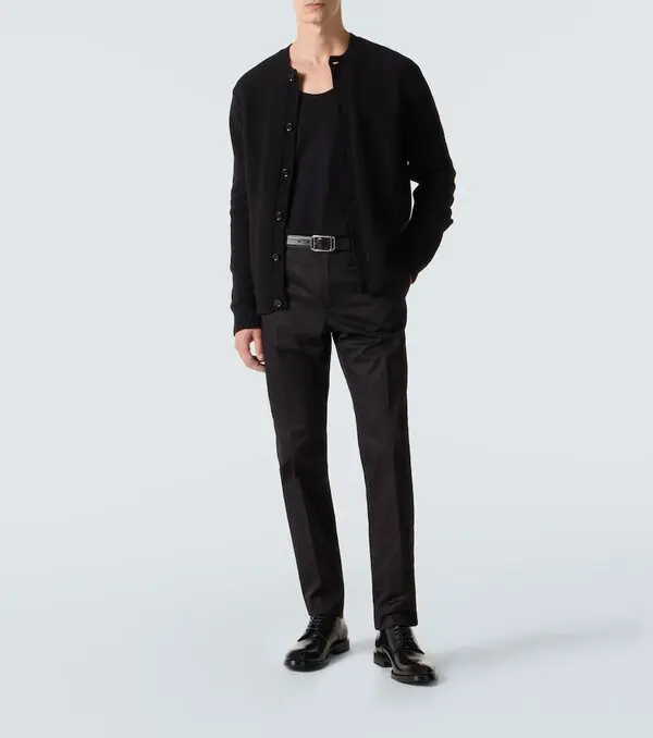 Dolce & Gabbana Cotton-blend Slim Trousers