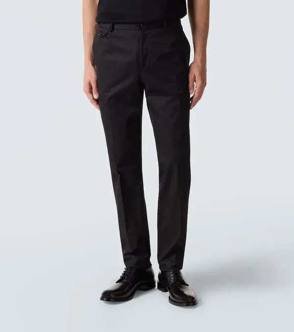 Dolce & Gabbana Cotton-blend Slim Trousers