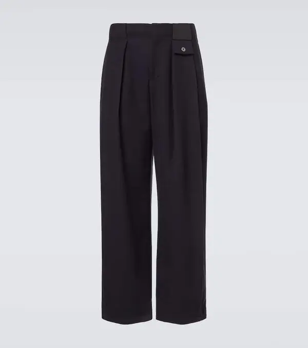 Loewe Mid-rise Wide-leg Pants - Blue
