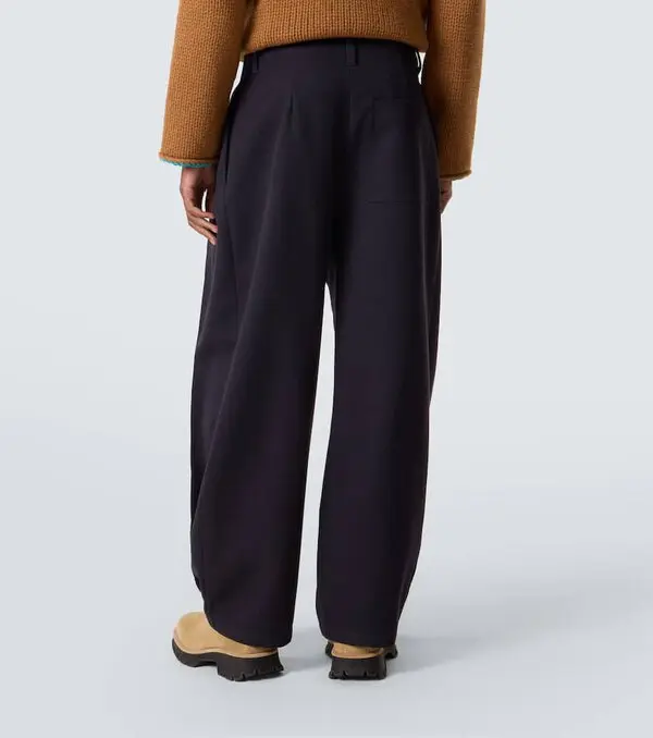 Loewe Mid-rise Wide-leg Pants - Blue