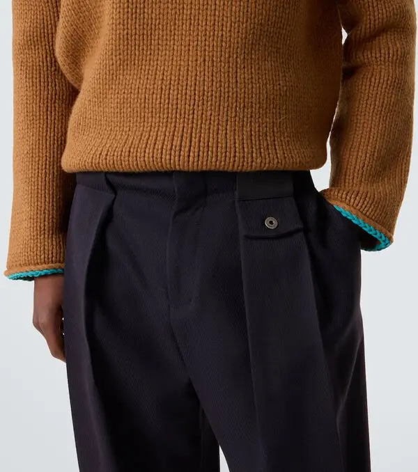 Loewe Mid-rise Wide-leg Pants - Blue