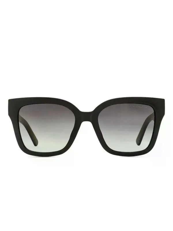 Marc Jacobs Stepped Brow Square-frame Sunglasses - Black