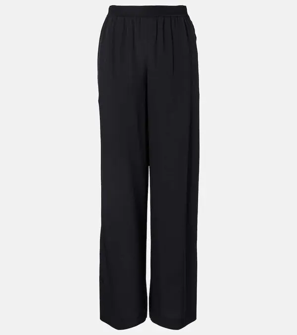 JOSEPH Hulin Silk Crêpe De Soie Wide-leg Pants