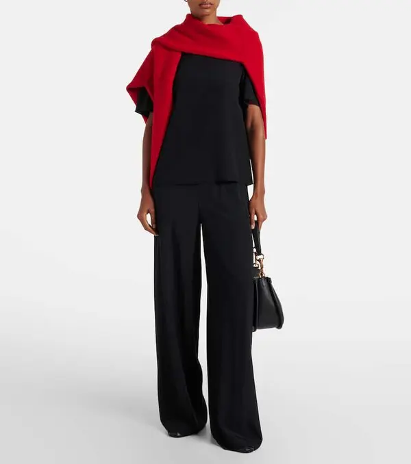 JOSEPH Hulin Silk Crêpe De Soie Wide-leg Pants