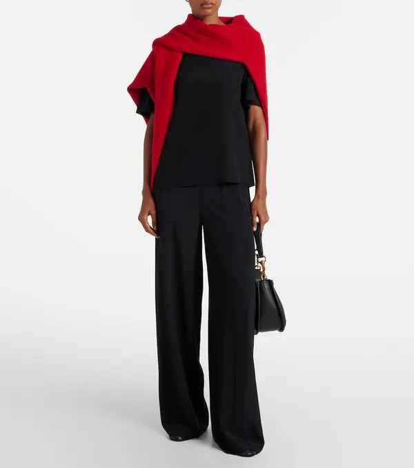 JOSEPH Hulin Silk Crêpe De Soie Wide-leg Pants