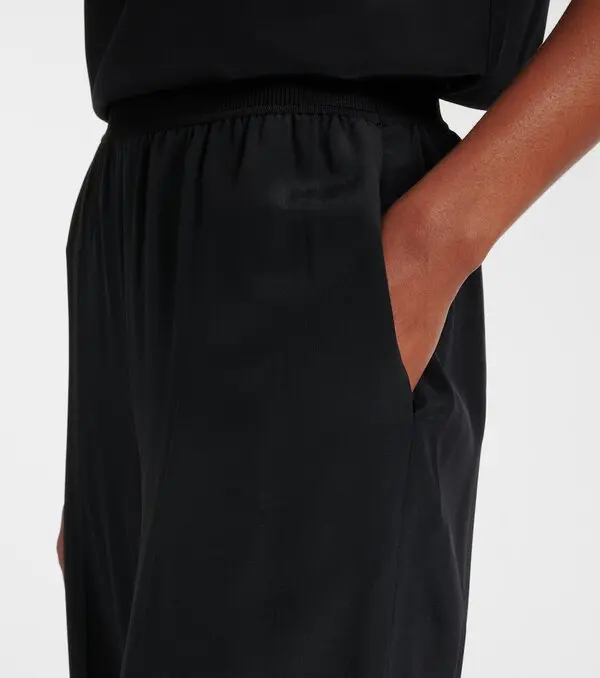 JOSEPH Hulin Silk Crêpe De Soie Wide-leg Pants
