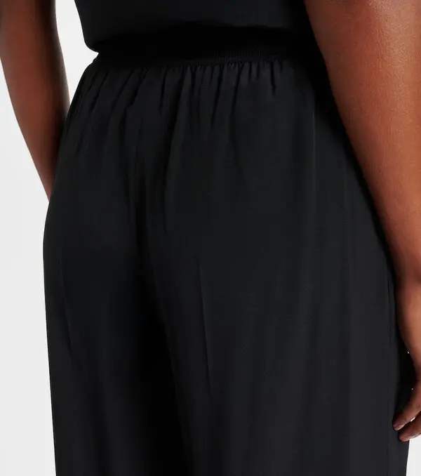 JOSEPH Hulin Silk Crêpe De Soie Wide-leg Pants