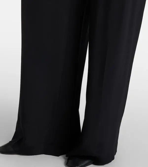 JOSEPH Hulin Silk Crêpe De Soie Wide-leg Pants