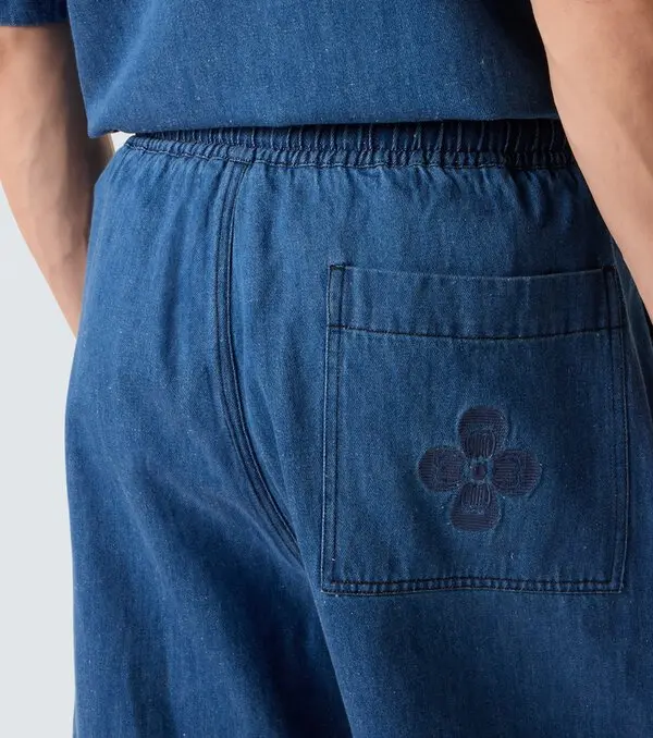 Commas Denim Bermuda Shorts