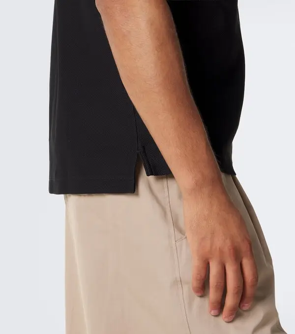 Burberry Cotton Piqué Polo Shirt - Black