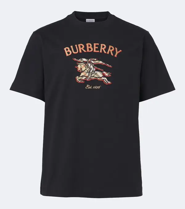 Burberry Ekd Cotton Jersey T-shirt - Ink Blue