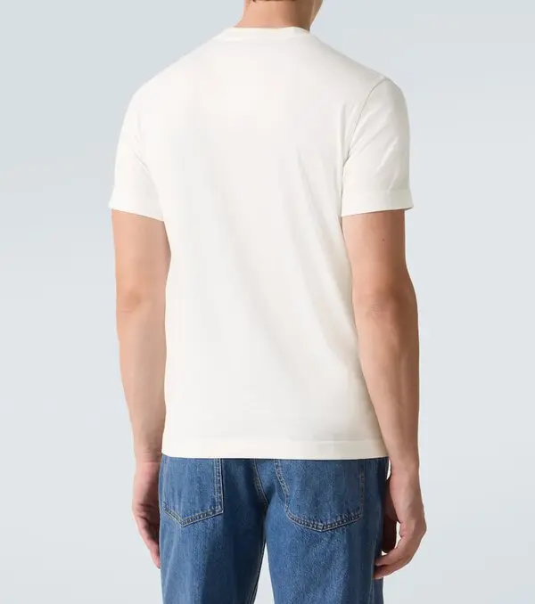Burberry Ekd Cotton Jersey T-shirt - White