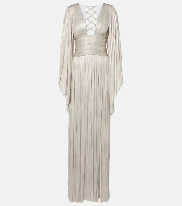 MARIA LUCIA HOHAN Draped Silk Gown