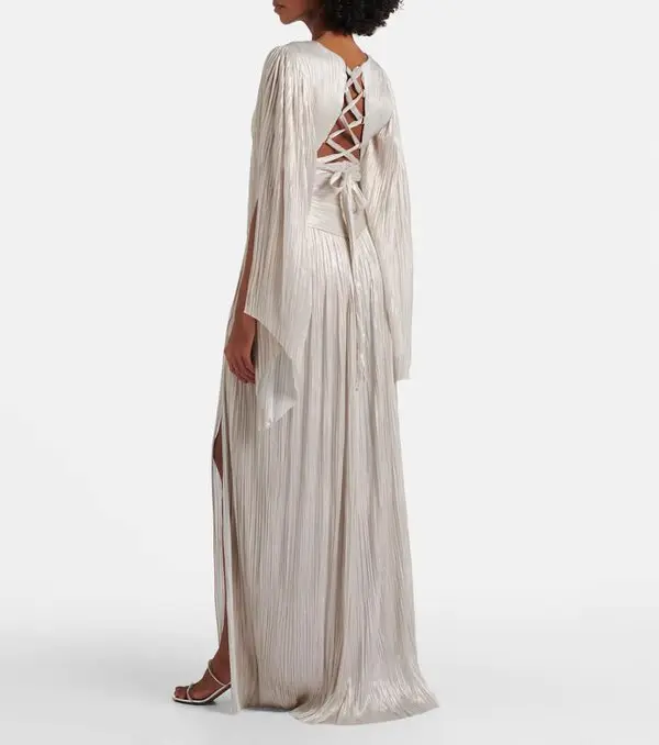 MARIA LUCIA HOHAN Draped Silk Gown